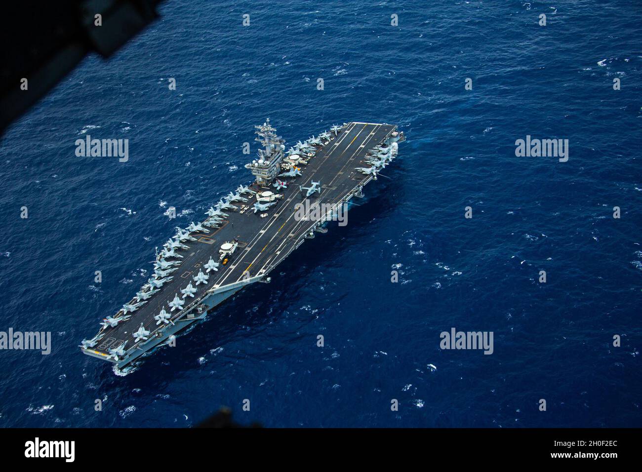 U.S. Marines with Marine Medium Tiltrotor Squadron 363 land an MV-22 ...