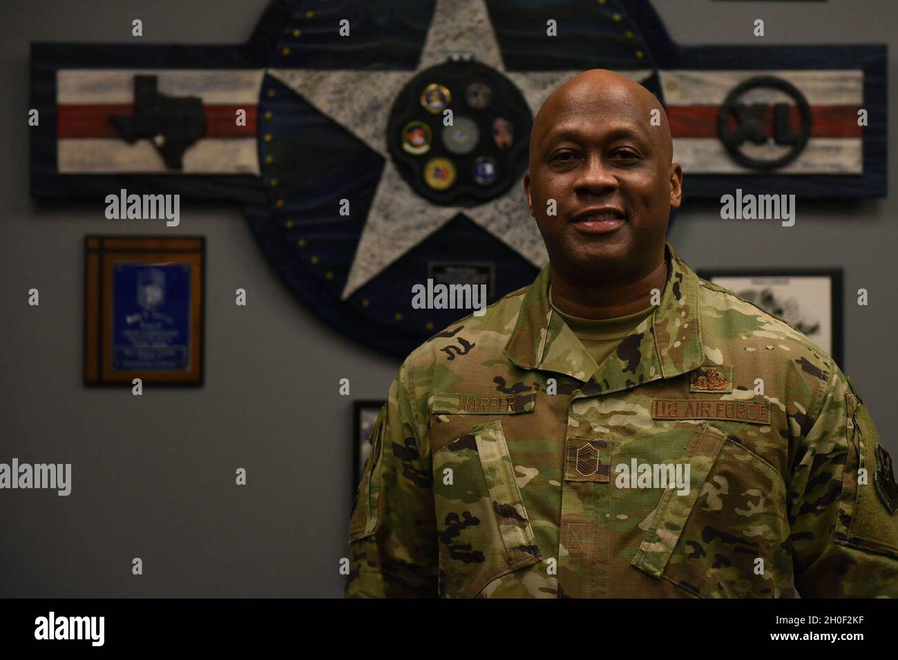 Chief Master Sgt. Ronald Harper, 341st Missile wing command chief ...