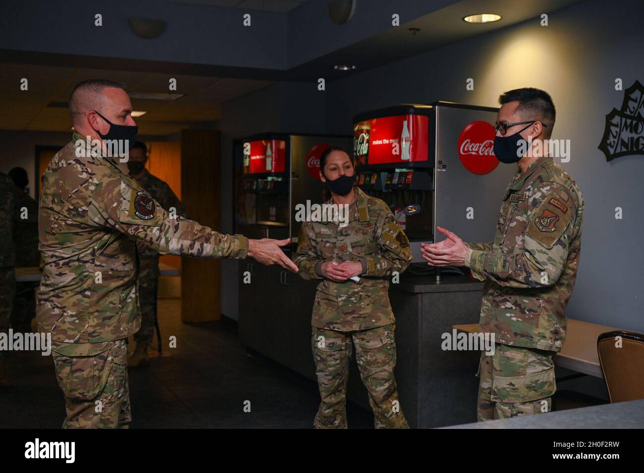 U.S. Air Force Staff Sgt. James Chua (right), 356th Fighter Squadron ...