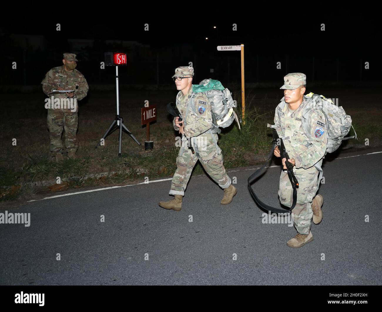 Sgt. Yehiel Hernández, left, and Sgt. José Serpa of the Puerto Rico ...