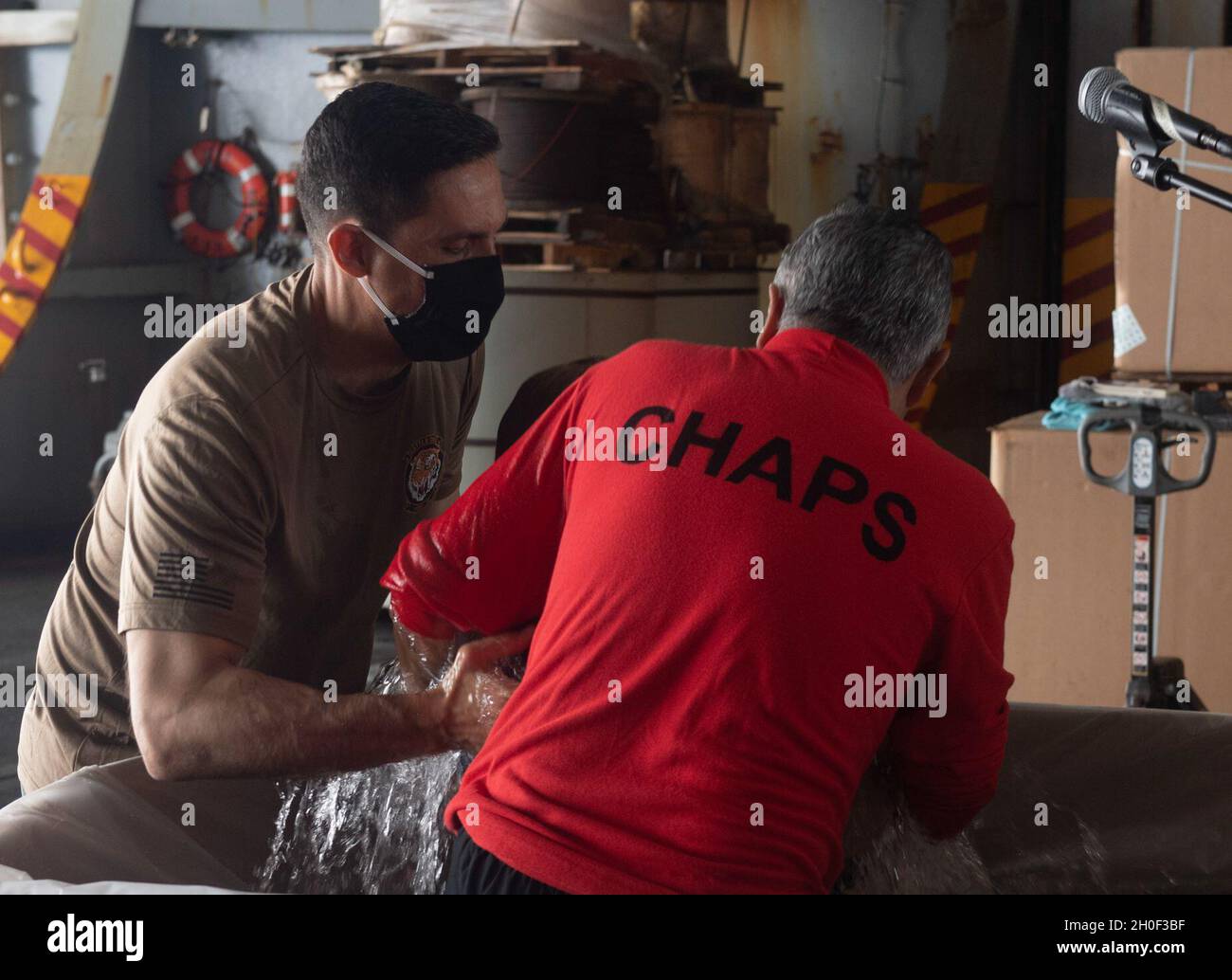 210220-N-DQ752-1040 PACIFIC OCEAN (Feb. 20, 2021) Master Chief Jason ...