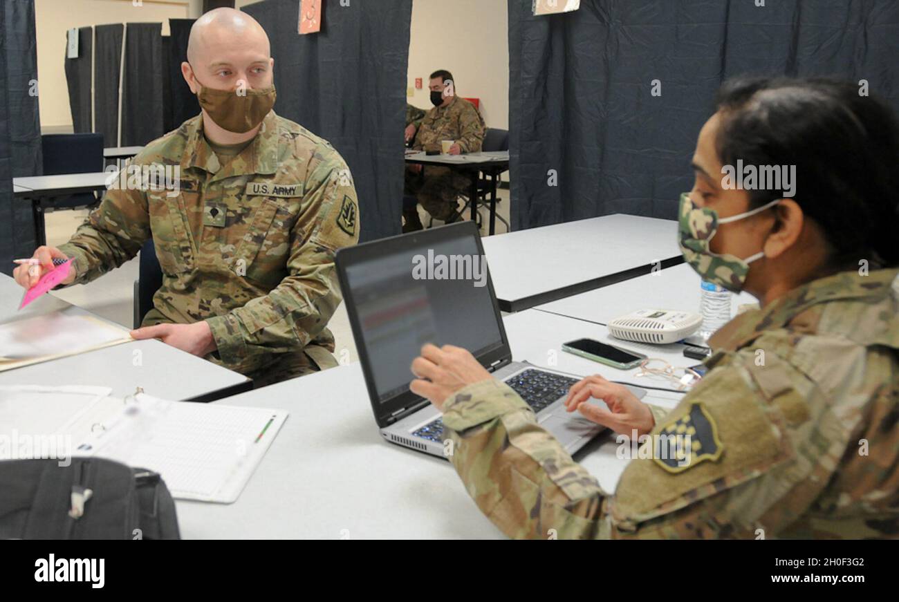 Spc. James Giancone of the Army Reserve’s 367th Military Police Company ...