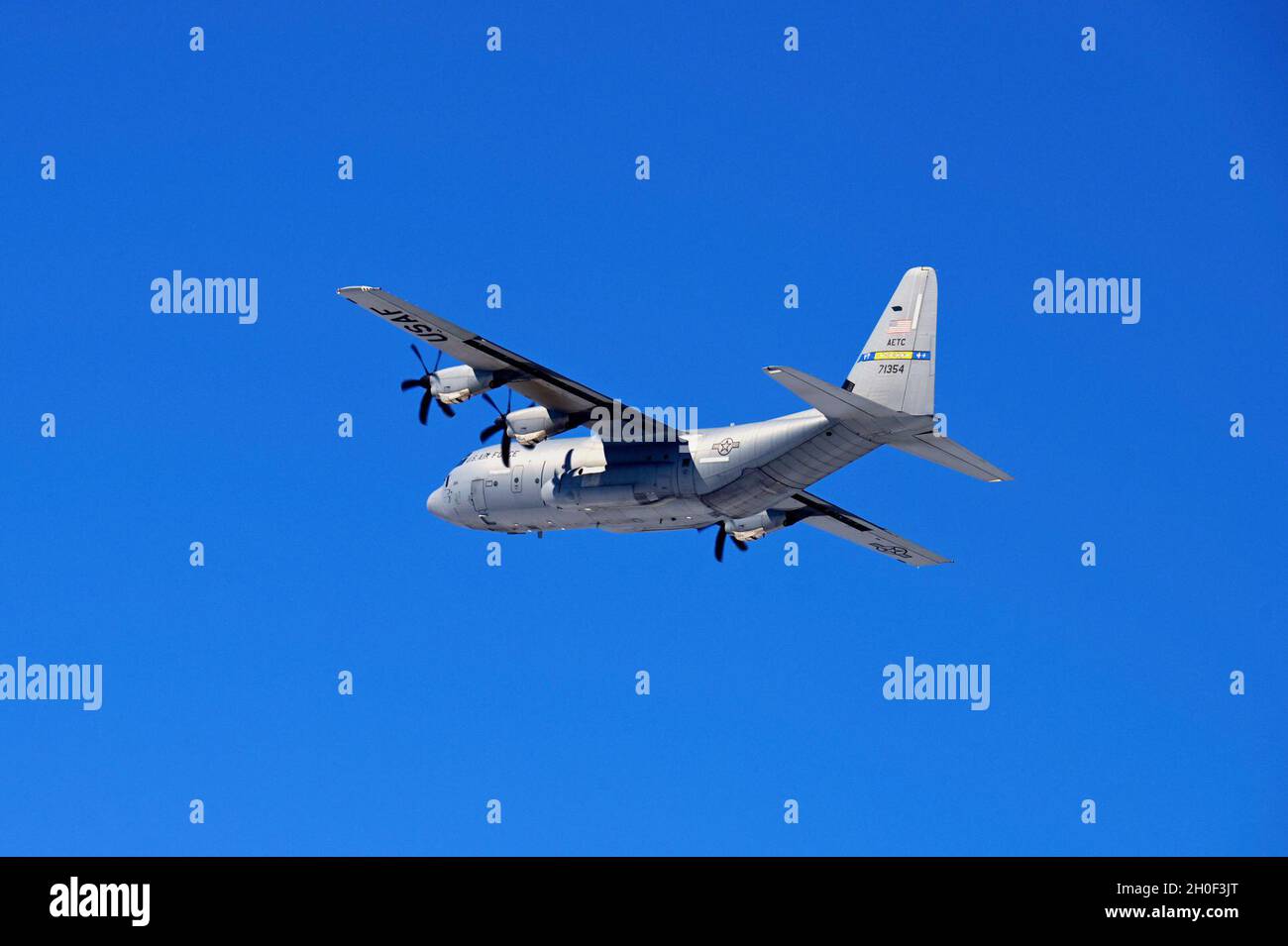 A C-130J Super Hercules assigned to the 314th Airlift Wing takes-off ...
