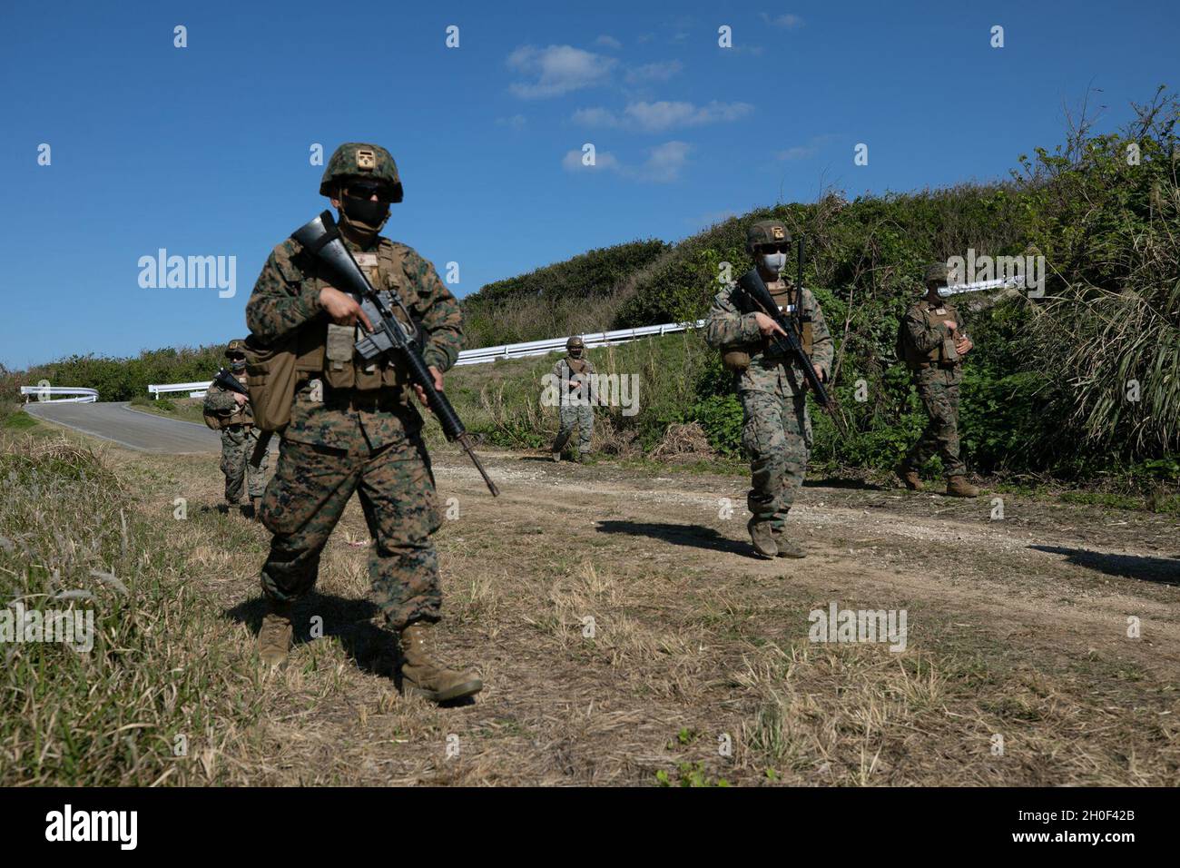 U.S. Marines with 3d Transport Support Battalion, Combat Logistics ...