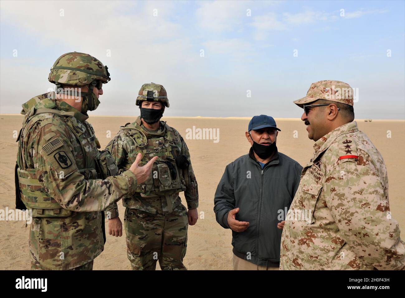 Col. Paul Schneider and Command Sgt. Maj. Ricky Matticks meet Staff Col ...