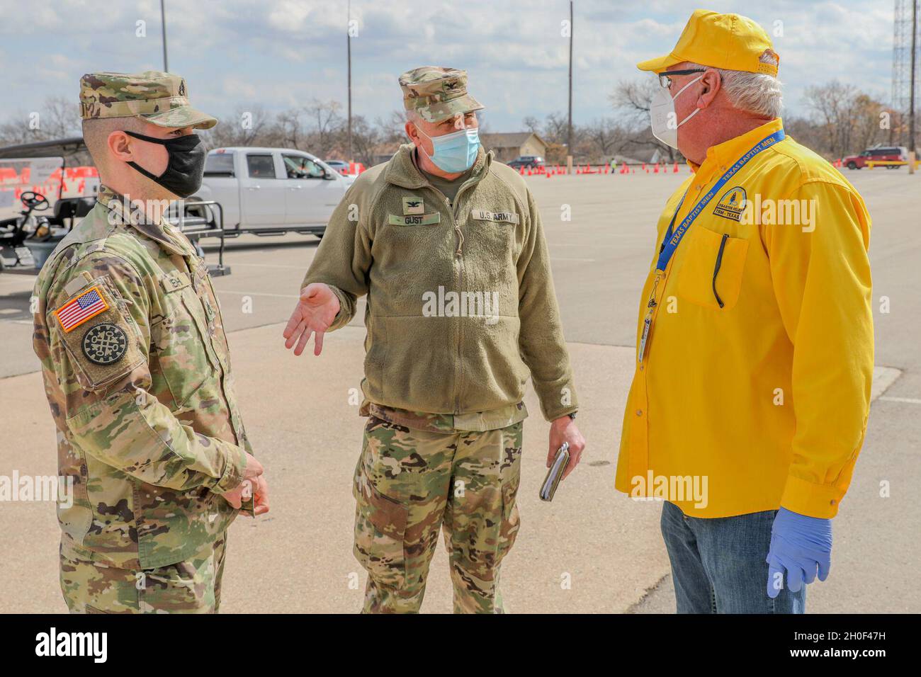 U.S. Army Col. Steven Gust, logistics lead for the 46th Military Police ...