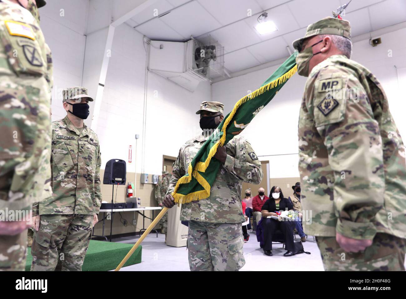 U.S. Army Lt. Col. Curtis Garrette, incoming commander of the 112th ...