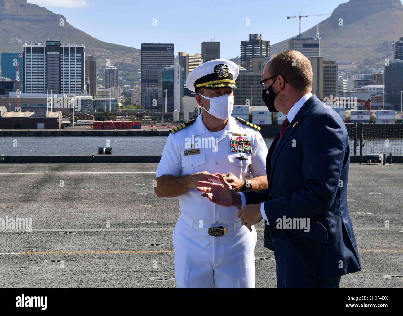 CAPE TOWN, South Africa (Feb. 21, 2021) Acting U.S. Consul General to ...
