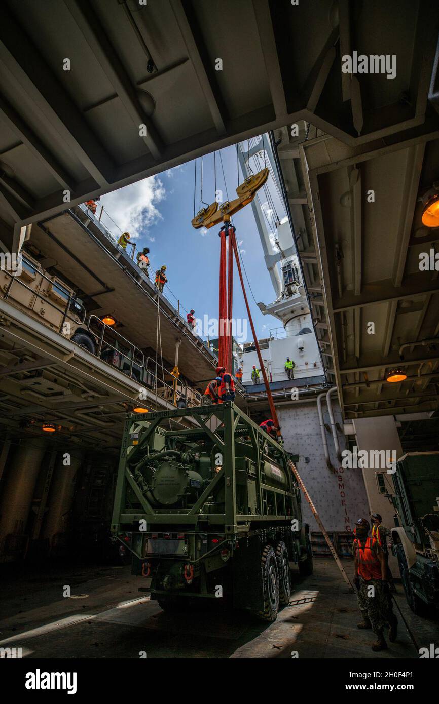U.S. Marines with Combat Logistics Regiment 3 (CLR-3), 3d Marine ...