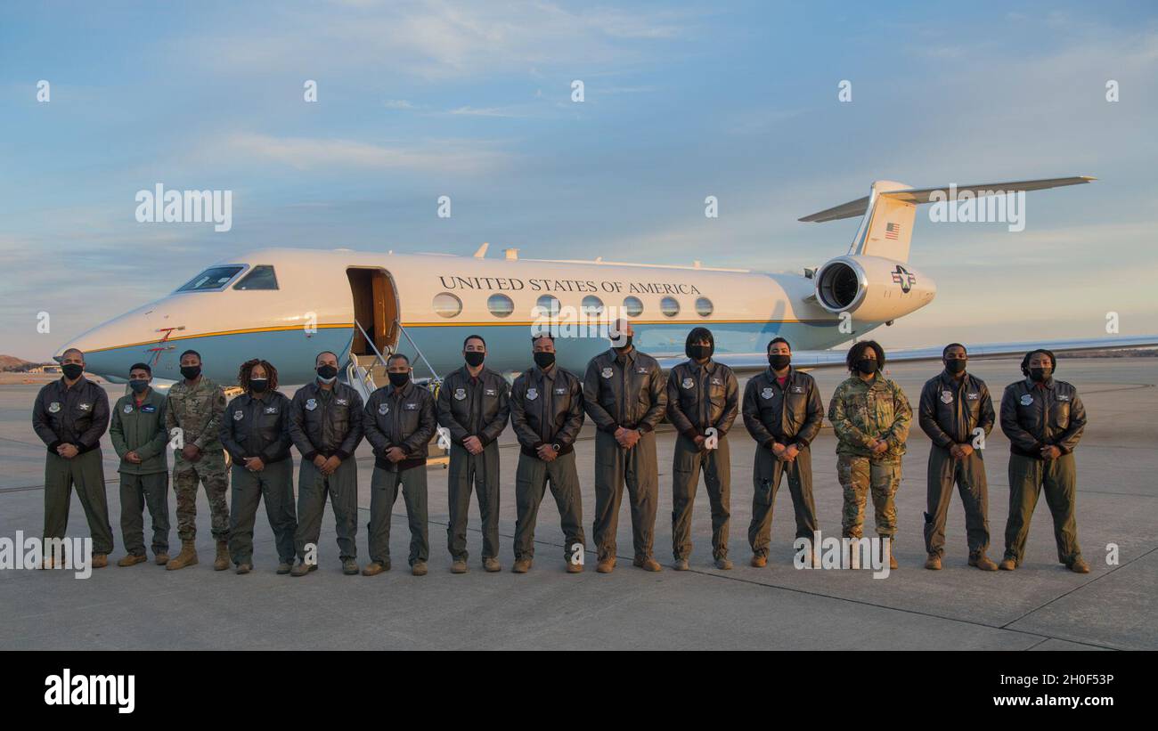 The crew of the 89th Airlift Wing’s first African American Heritage ...