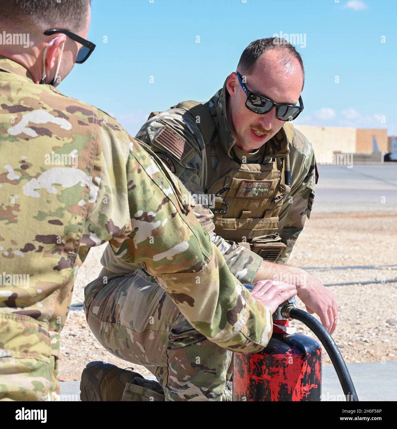 A U.S. Air Force HC-130J Combat Search and Rescue pilot with the 26th ...