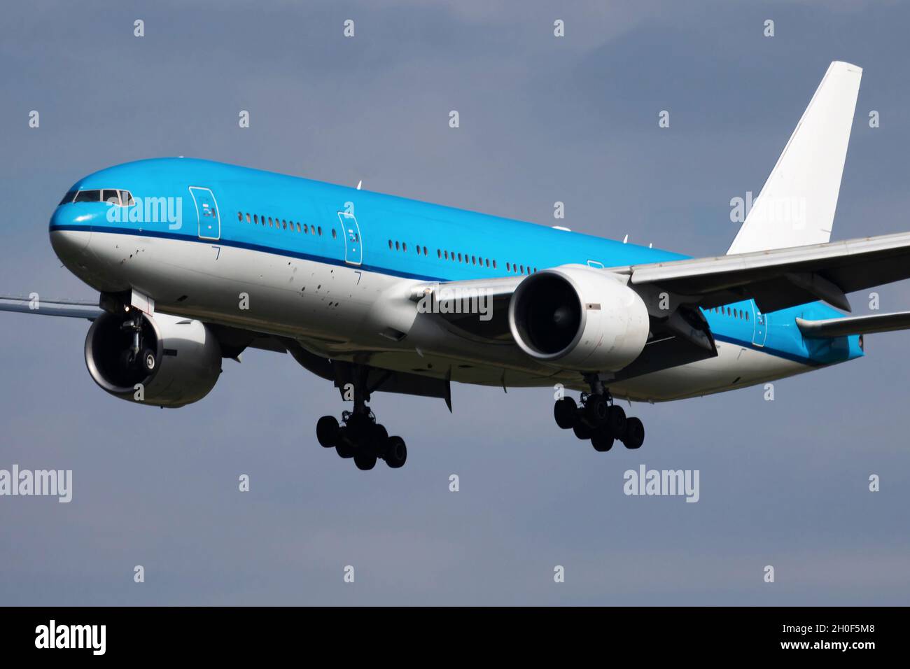 Untitled airplane. Passenger plane. Aircraft without title at airport ...