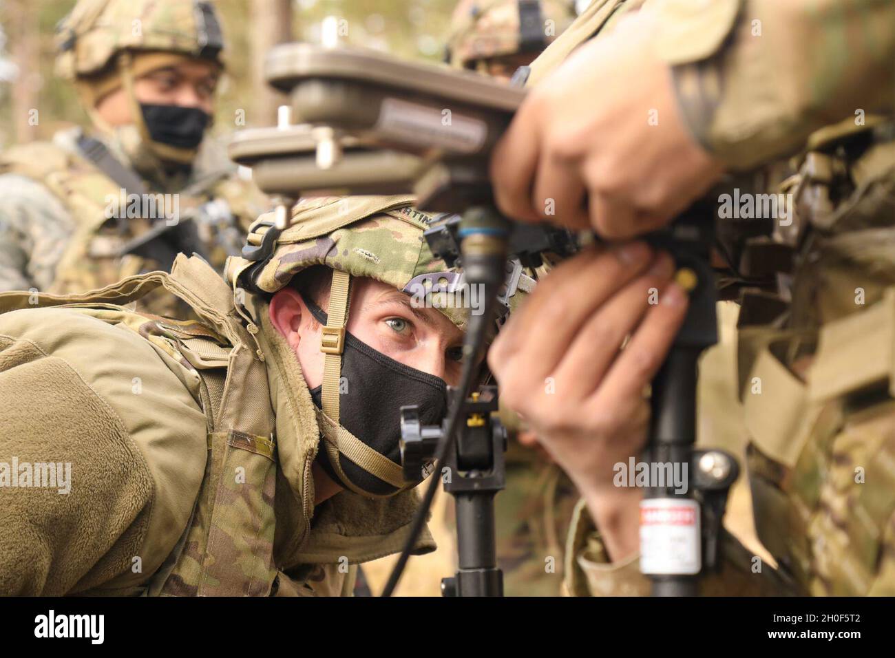 U.S. Soldiers assigned to "Wild Bill" Platoon, Headquarters and ...
