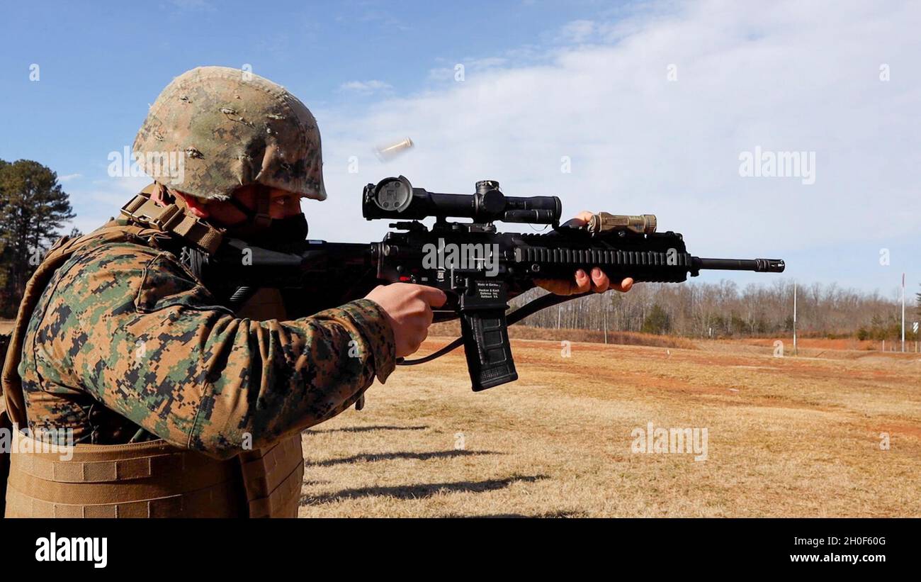 Marines with Weapons Training Battalion conduct the Annual Rifle ...