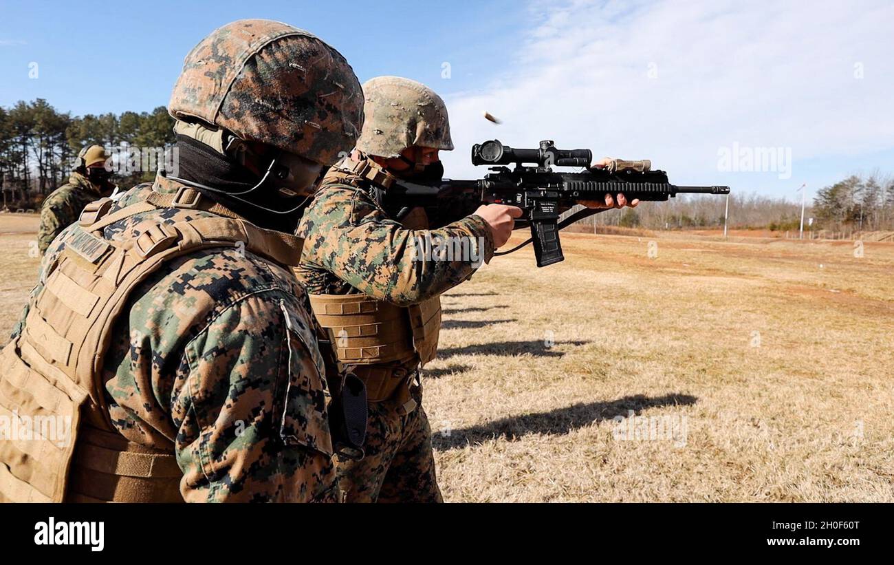 Marines with Weapons Training Battalion conduct the Annual Rifle ...