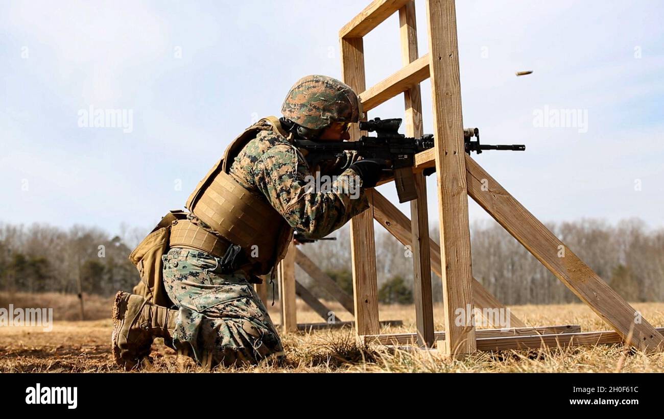 Marines with Weapons Training Battalion conduct the Annual Rifle ...
