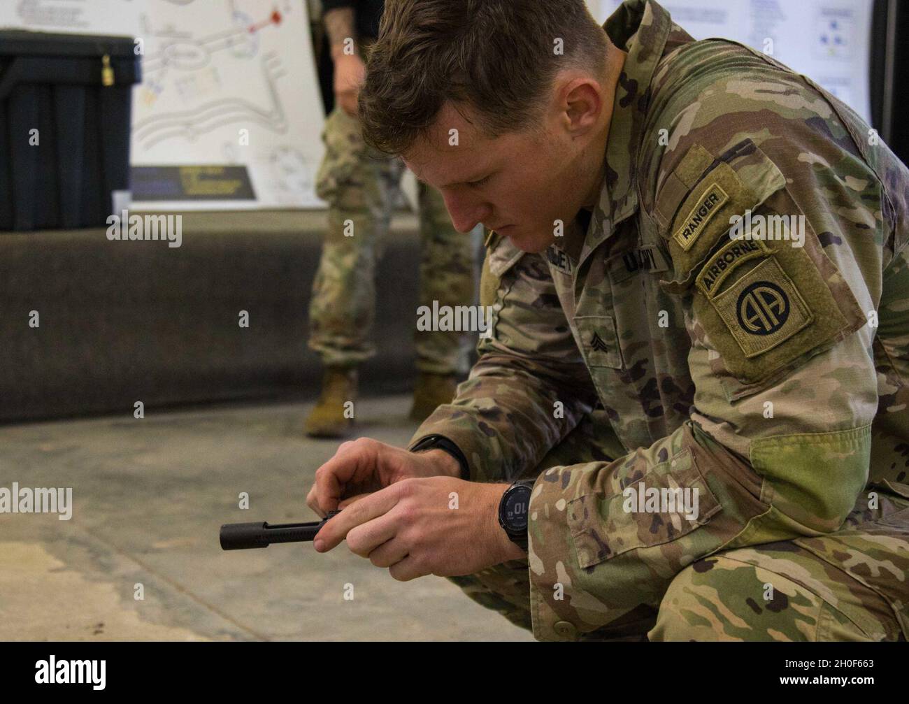Sgt Colin Buckley A Paratrooper Assigned To 1st Battalion 325th