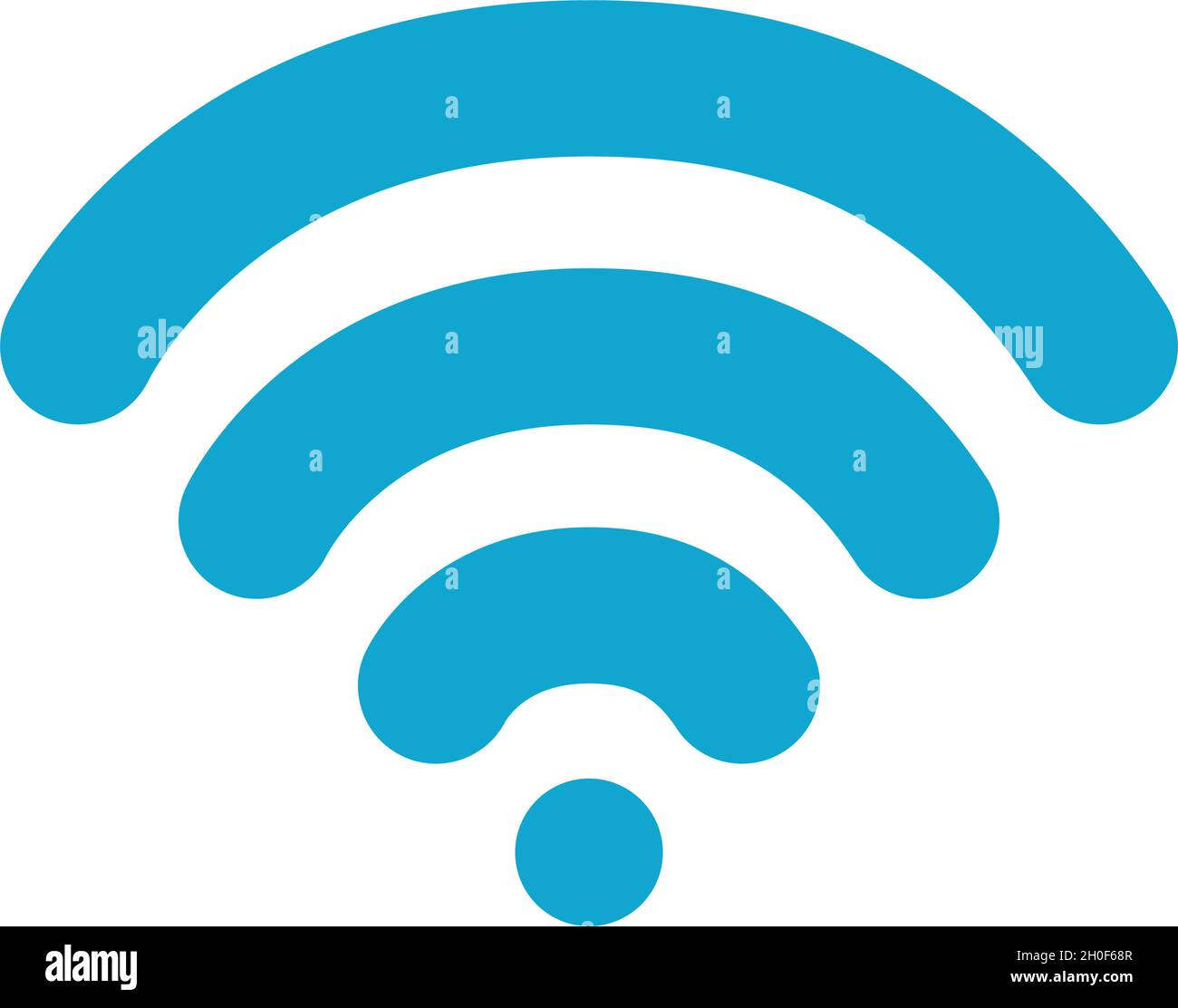 wireless signal icon on white background Stock Vector Image & Art - Alamy