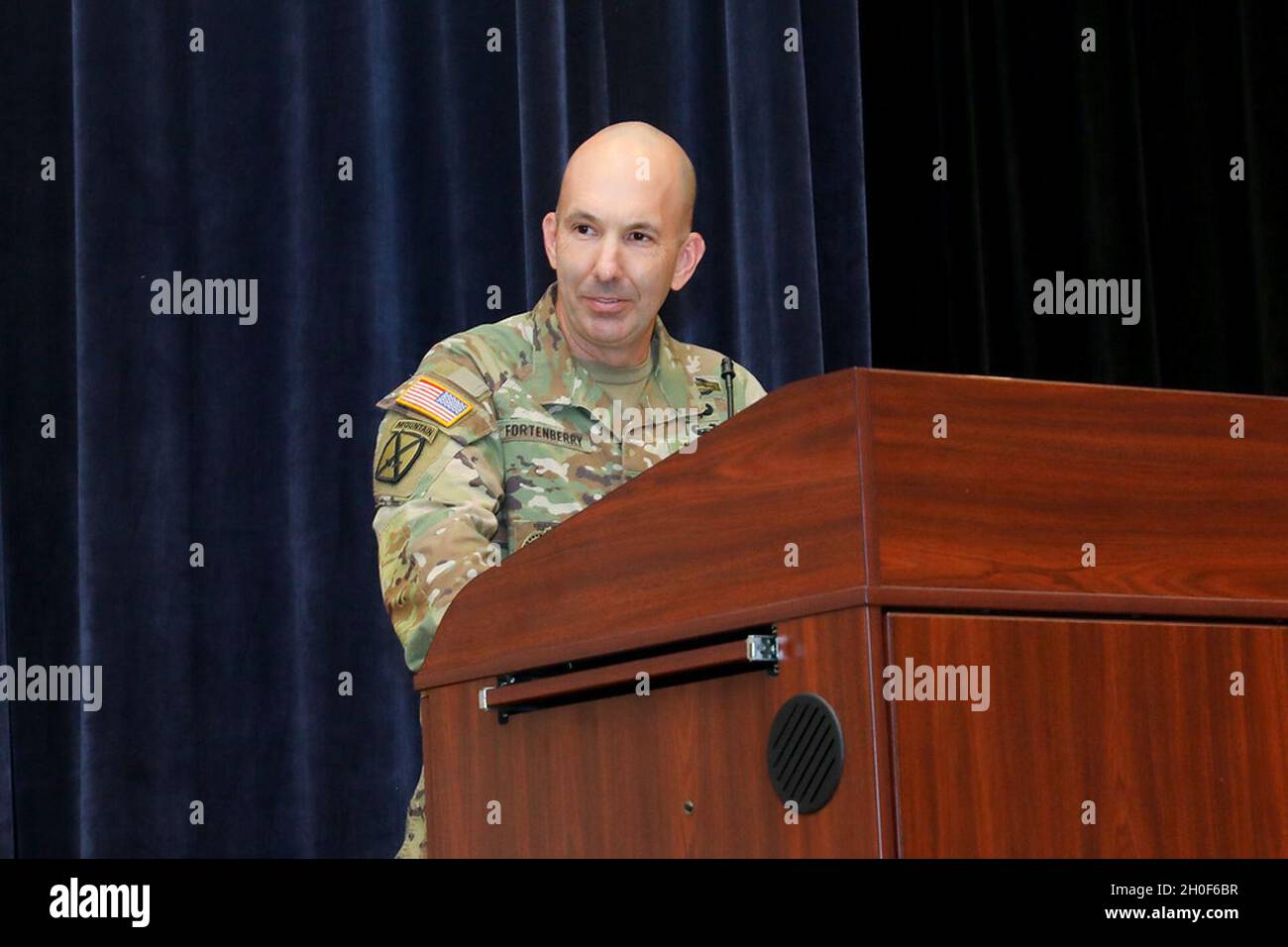 Command Sgt. Maj. Robert Fortenberry relinquishes responsibility of the ...