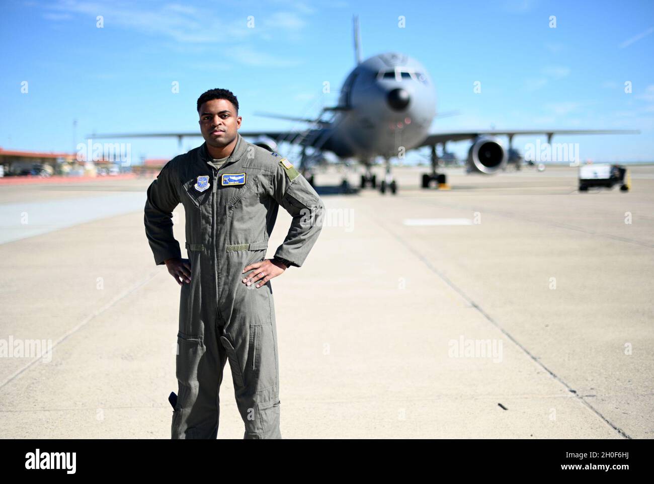 U.S. Air Force Capt. Aaron Oats, 6th Air Refueling Squadron KC-10 ...