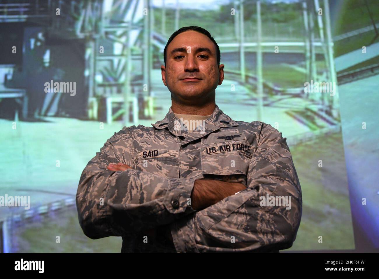 1st Lt. Ahmed Said, 45th Range Squadron range operations commander ...