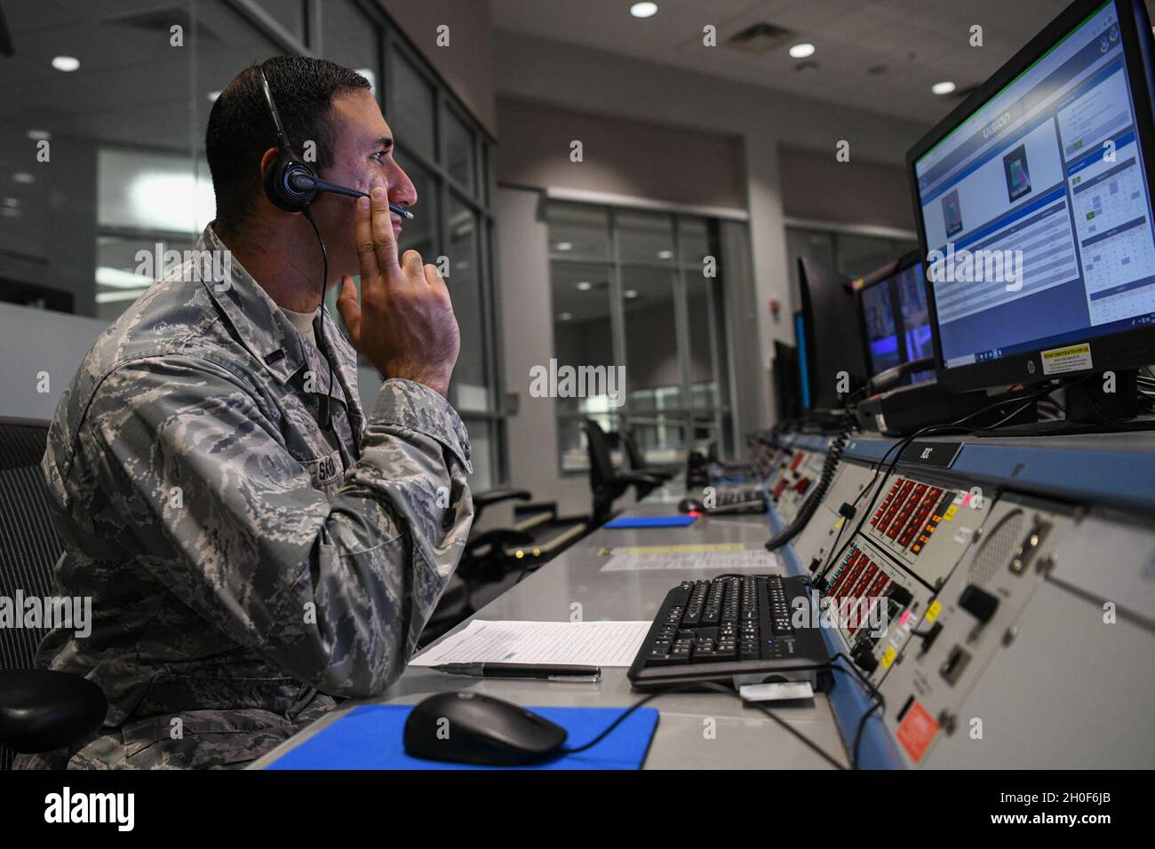 1st Lt. Ahmed Said, 45th Range Squadron range operations commander ...
