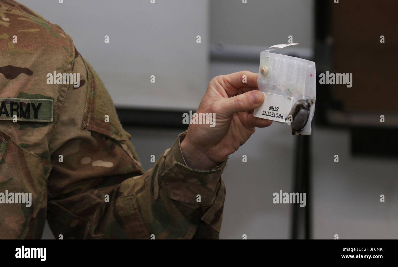 A U.S. Army Soldier from 318th Chemical Company, out of Birmingham ...