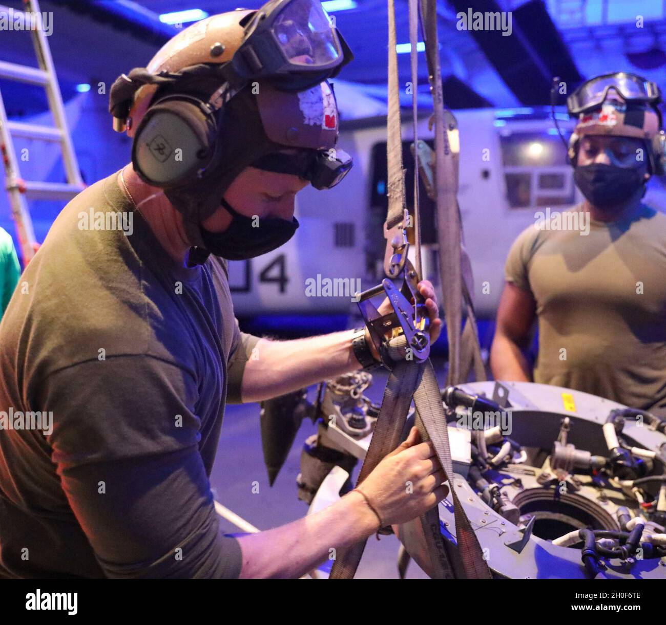 ARABIAN GULF (Feb. 22, 2021) – U.S. Marine Corps Cpl. Garret Golla, an ...