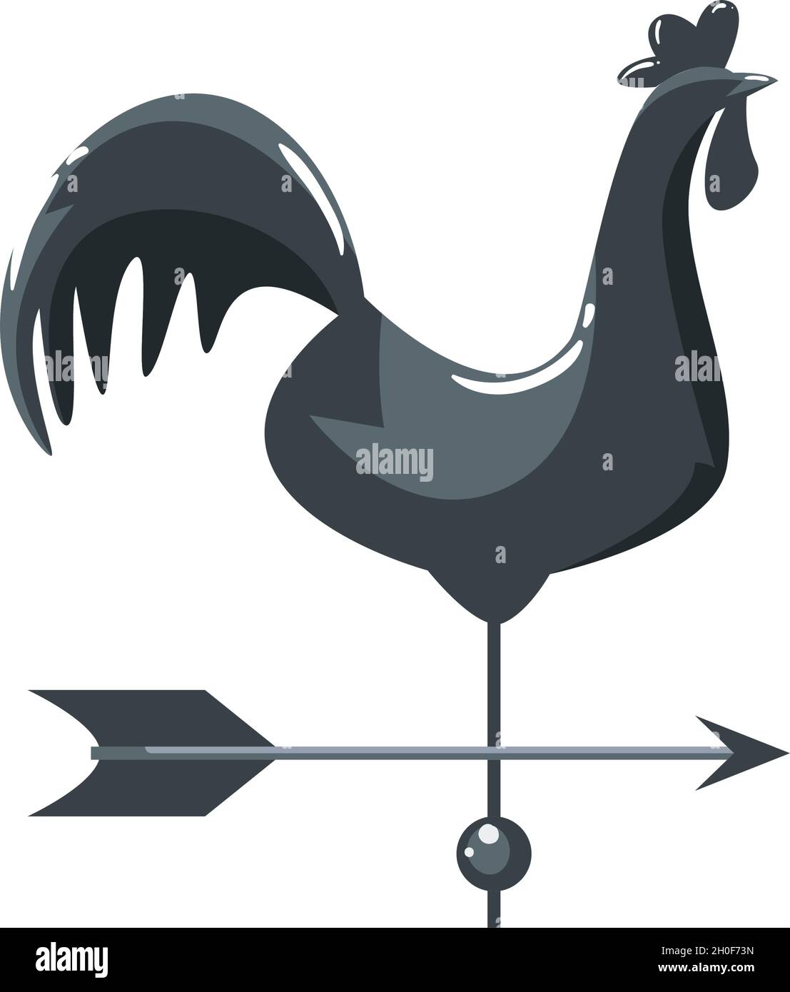 chicken wind silhouette isolated icon Stock Vector Image & Art - Alamy