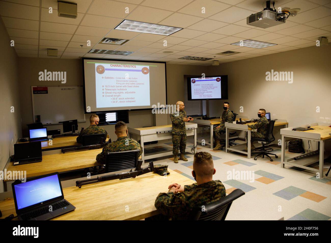 Staff Sgt. Louis A. Bourdony, a small arms repair technical instructor ...