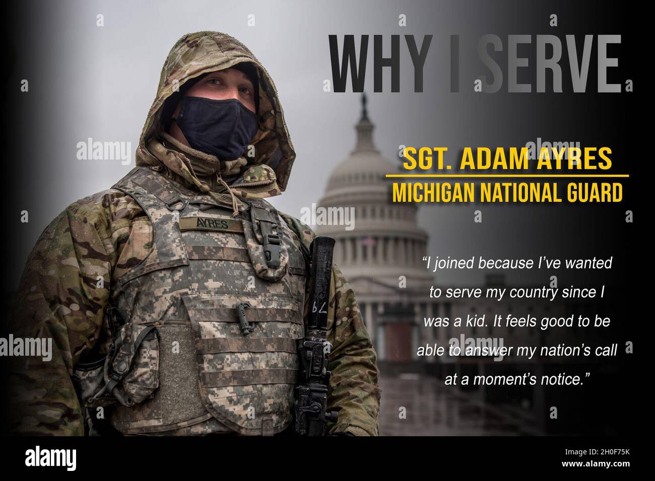 Michigan National Guard Wallpaper A Soldier From The Michigan National