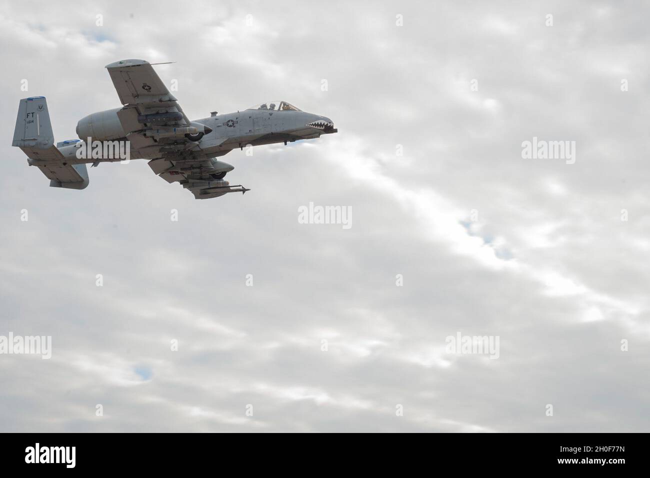 An A-10C Thunderbolt II flies during Mosaic Tiger 21-1, Feb. 22, 2021 ...