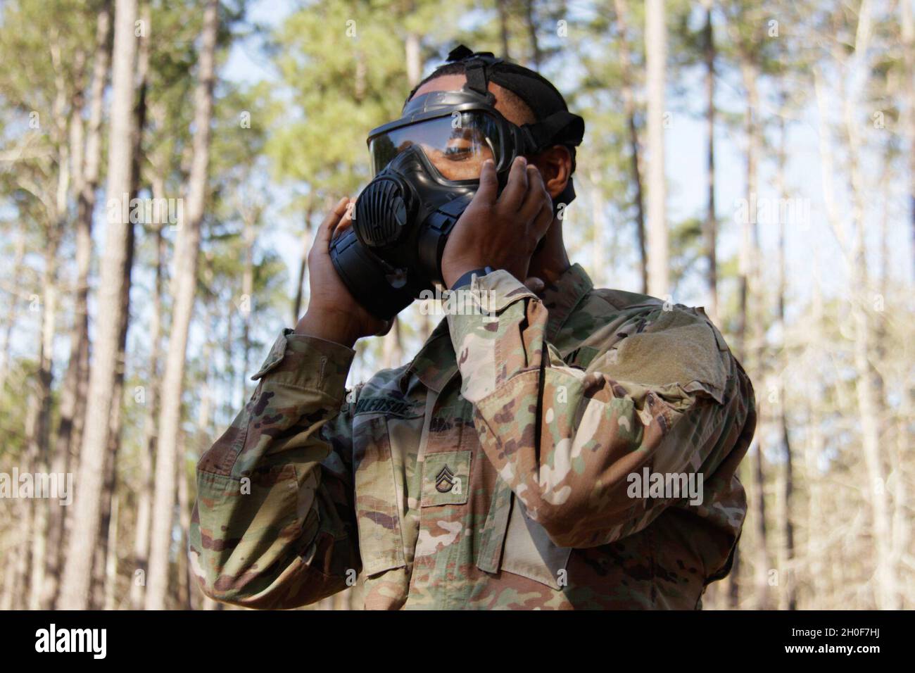 Staff Sgt. Namon Bledsoe, acting first sergeant for the 274th Movement ...