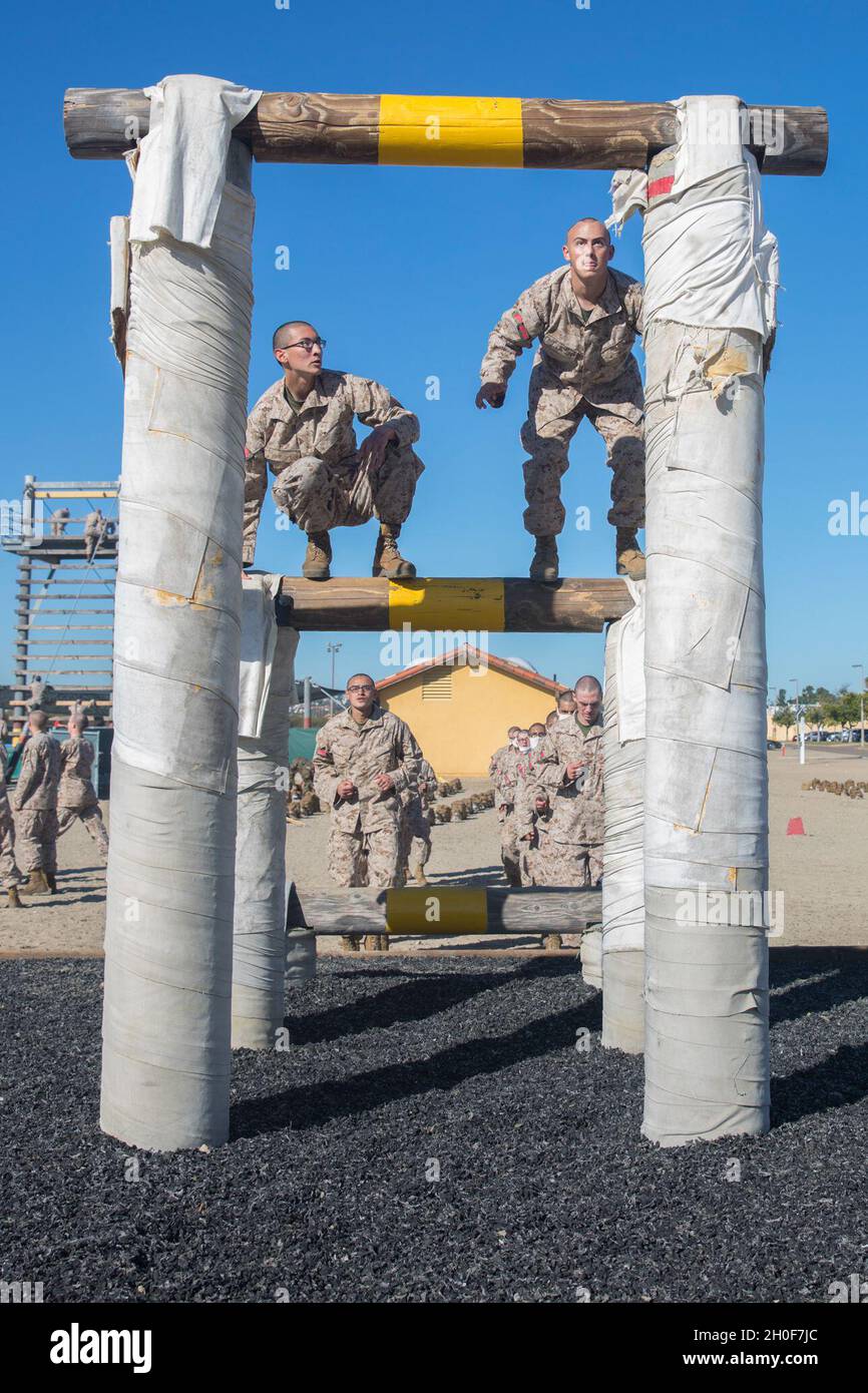Rct. David Ortiz (left) and Rct. Kaleb A. Cookenmaster (right) with ...