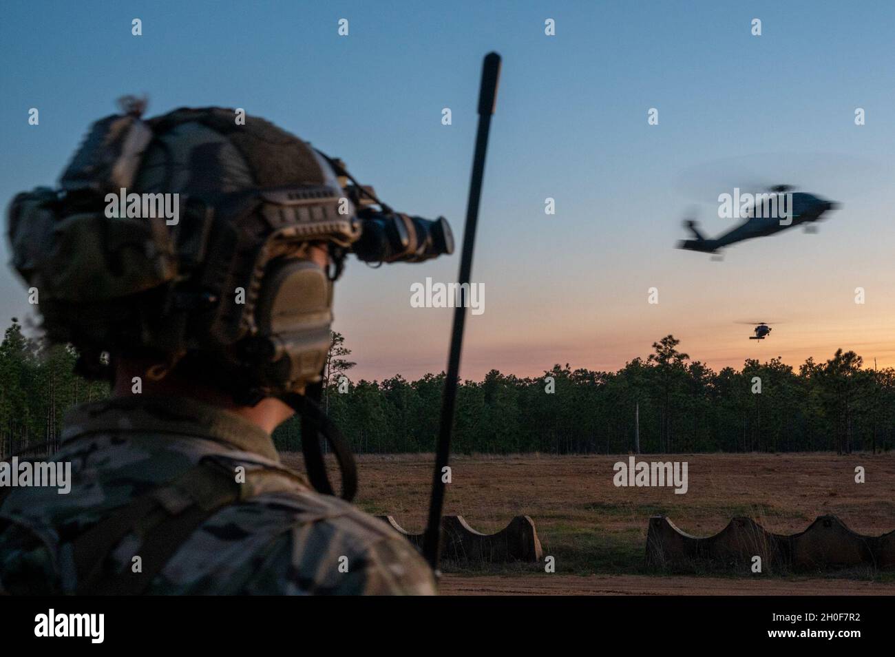 A U.S. Air Force Special Tactics operator assigned to the 24th Special ...