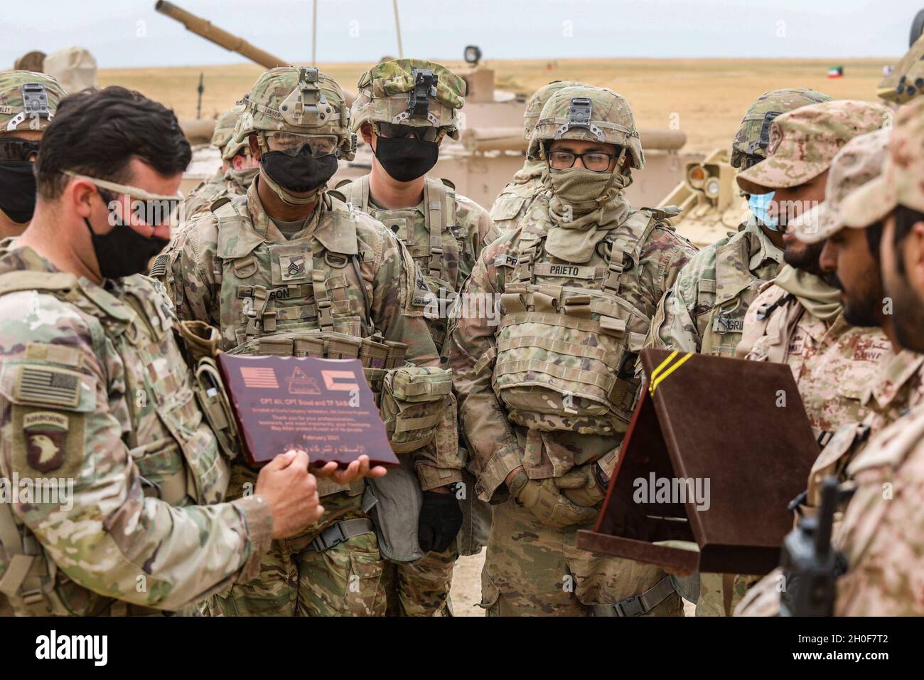 During Kuwait's 30th Liberation Day Anniversary elements of Kuwaiti ...