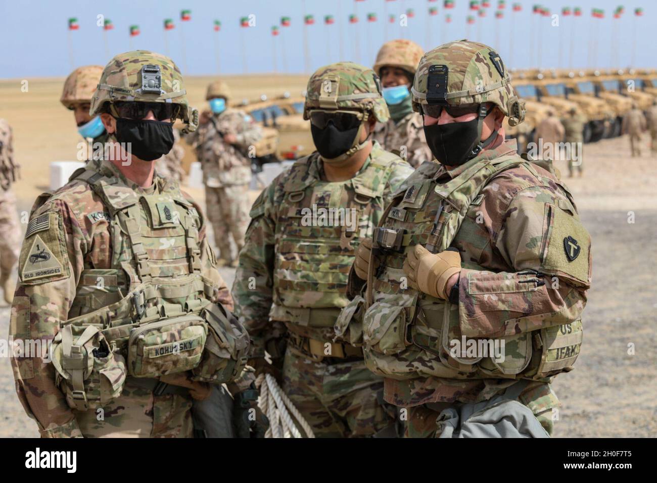 During Kuwait's 30th Liberation Day Anniversary elements of Kuwaiti ...