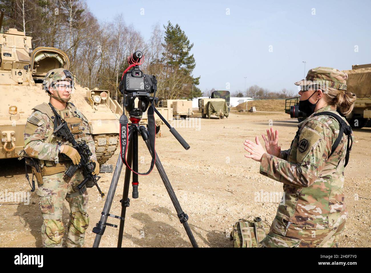 U.S. Army 1st Lieutenant James Reinhart, Military Police assigned to ...