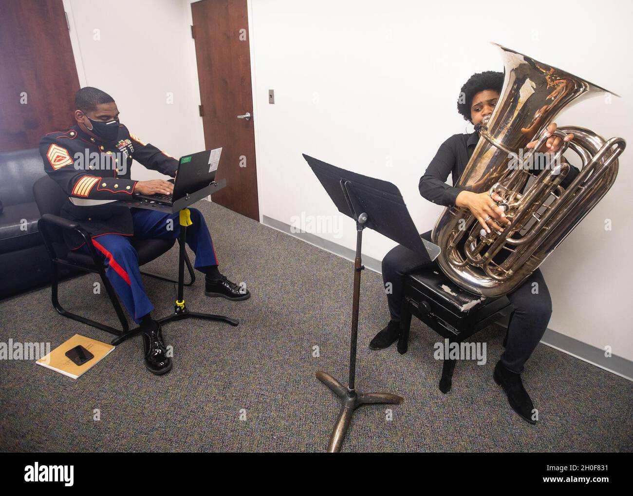 Marine musician enlistment option program hi-res stock photography and ...