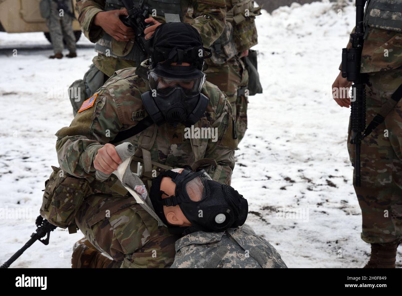 Soldiers with 10th Brigade Support Battalion, 1st Brigade Combat Team ...