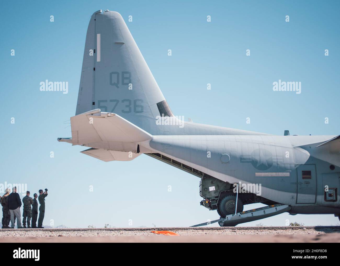 U.S. Marines with Marine Aerial Refueler Transport Squadron (VMGR) 352 ...