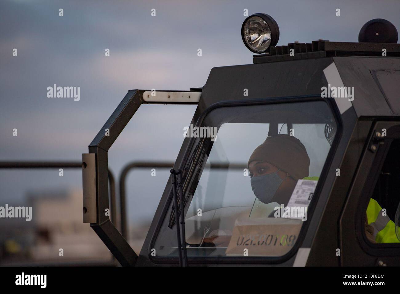 A ground transportation operator, assigned to the 9th Expeditionary ...