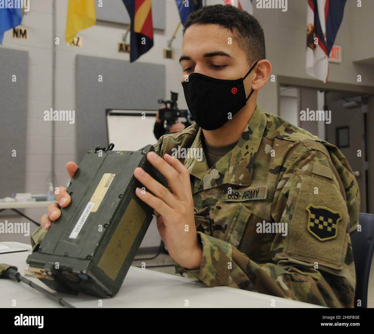 Sgt Kelvin Santiago Of The 99th Readiness Division Participates In The