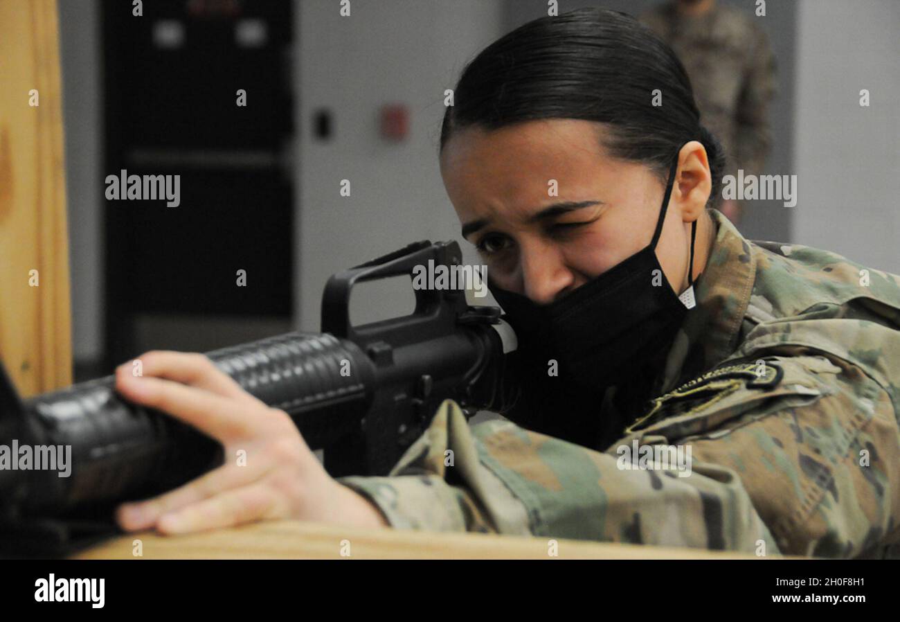 Sgt. Isabella Jaime of the 99th Readiness Division’s 78th Army Band ...