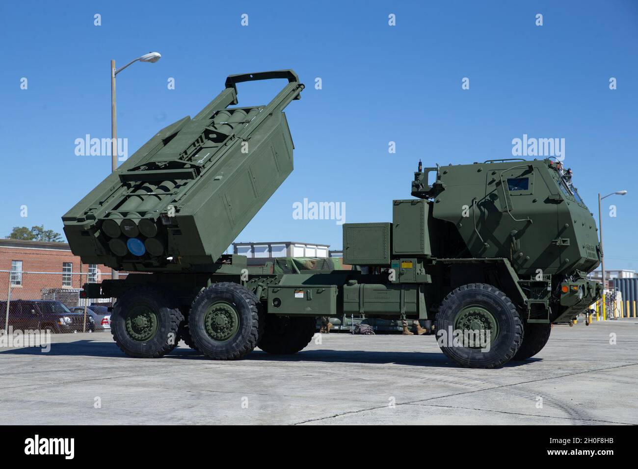 U.S. Marines with 10th Marine Regiment, 2d Marine Division, execute ...