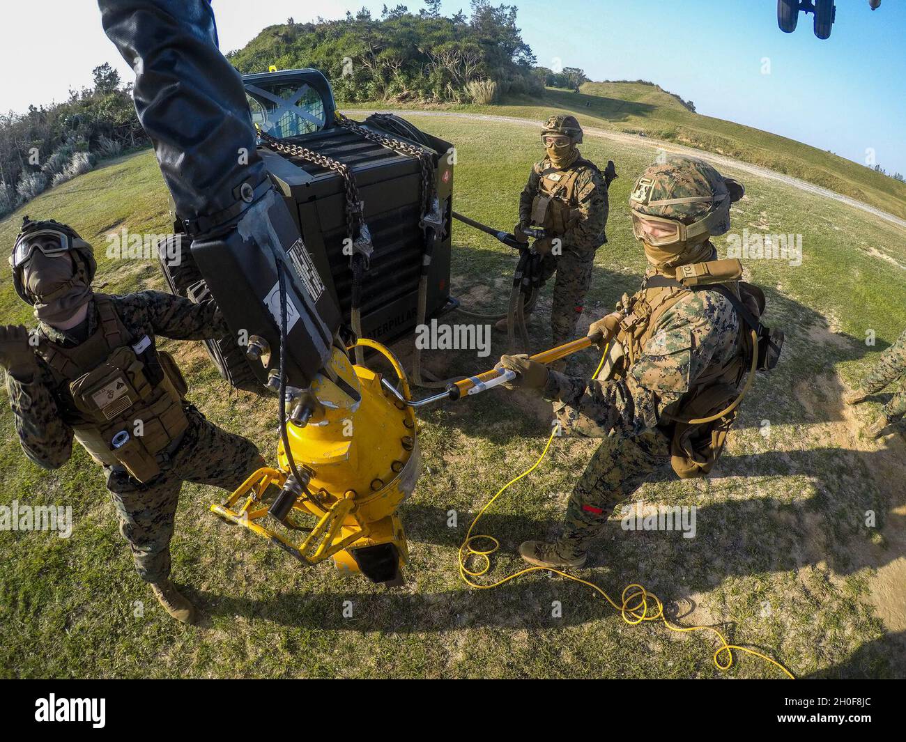 U.S. Marines with 3d Landing Support Battalion, Combat Logistics ...