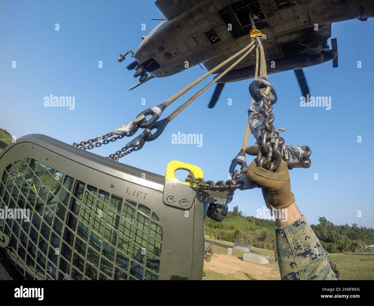 U.S. Marines with 3d Landing Support Battalion, Combat Logistics ...