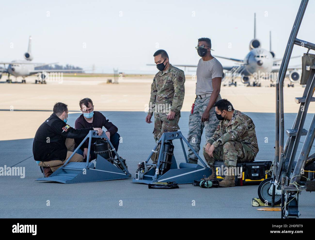 U.S. Air Force electrical environmental technicians assigned to the ...