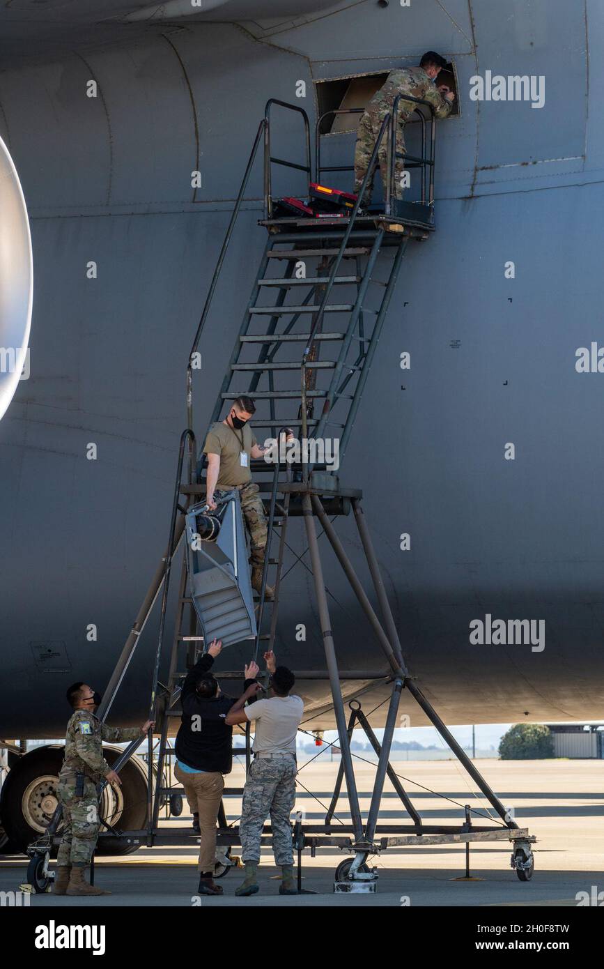 U.S. Air Force electrical environmental technicians assigned to the ...