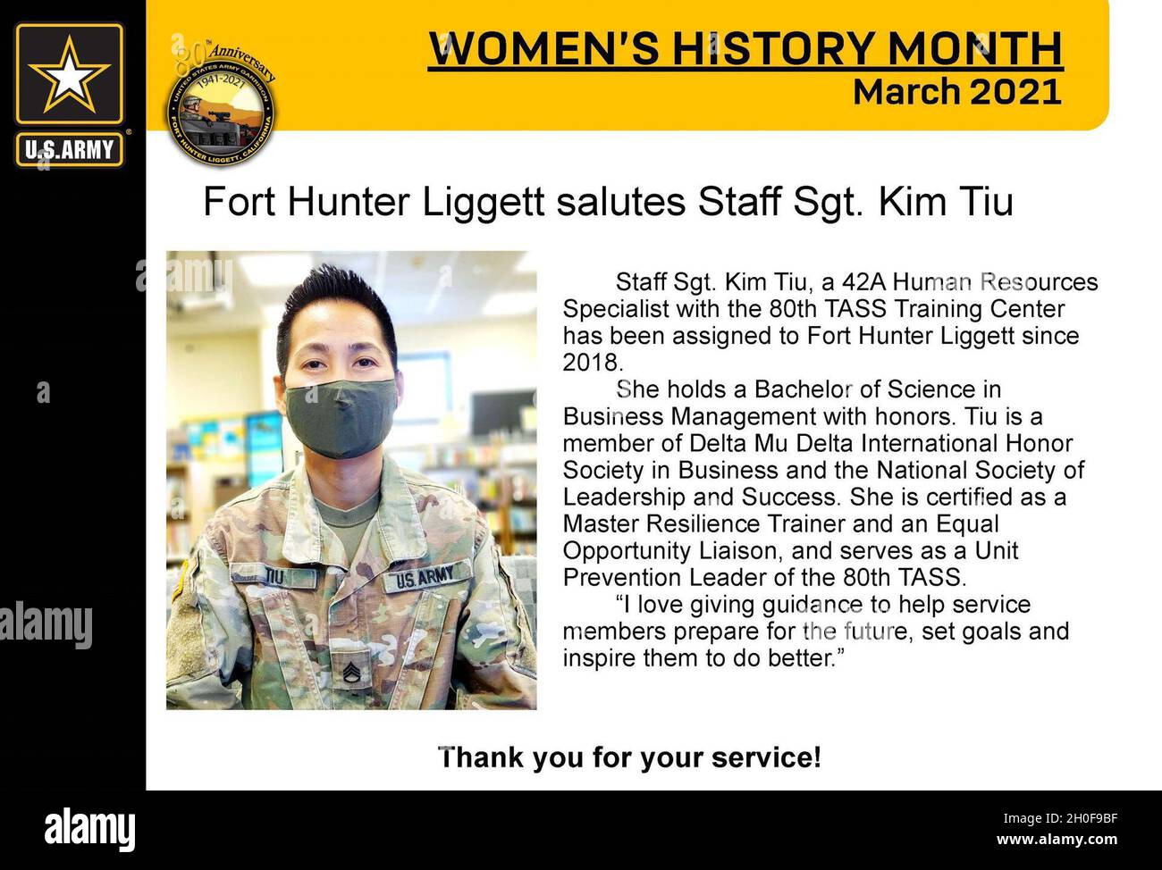 Staff Sgt. Kim Tiu Stock Photo - Alamy